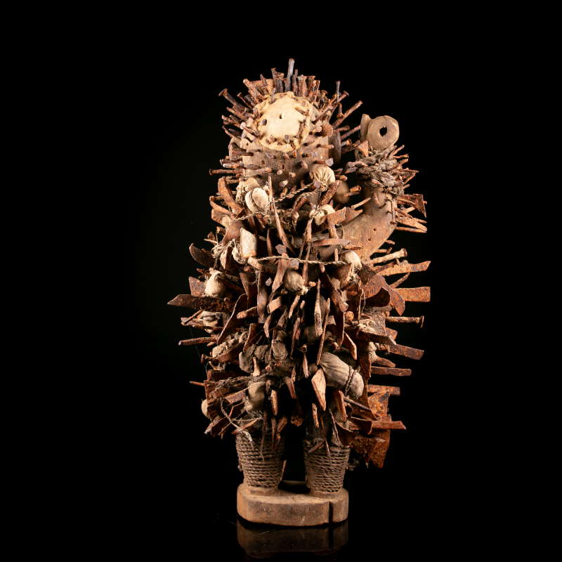 Kongo Nkisi Nkondi fetish figure - Bakongo african power figures
