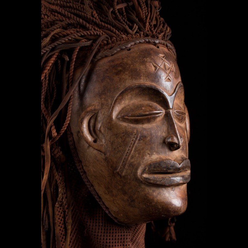 Masque Soko Mutu - Hemba - Congo - art africain