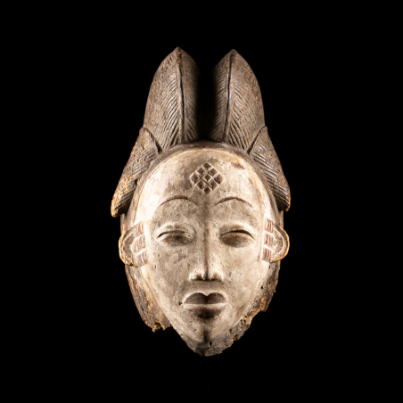 Punu Okuyi mask - African masks of the Gabon
