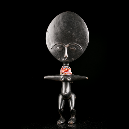 Statue Ashanti Akua'ba - Figure de fécondité et Art Africain