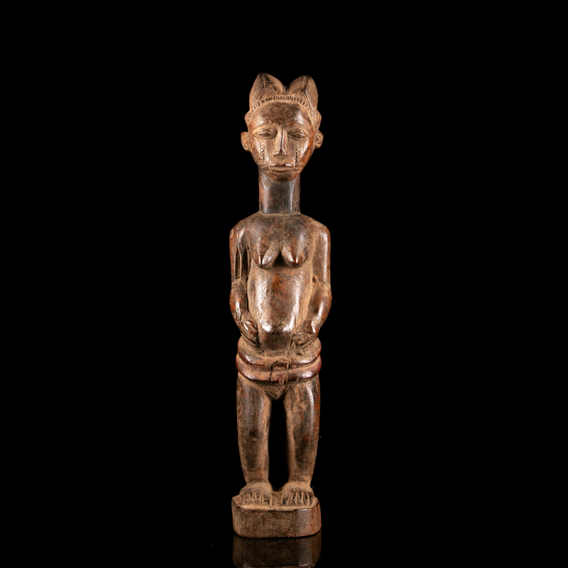 Baule figure - African Art sculpture from Ivory Coast