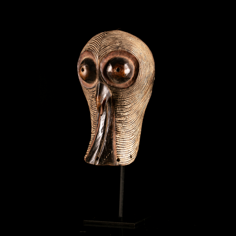 Luba Kifwebe owl mask - Zoomorphic masks in Luba and Songye culture