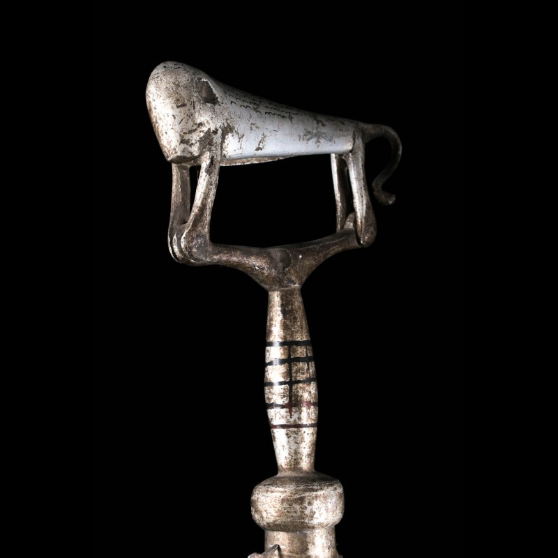 Chief sword staff from Benin - Old african art weapons