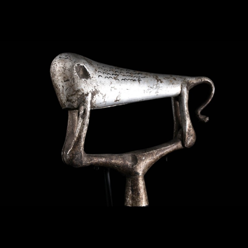 Chief sword staff from Benin - Old african art weapons