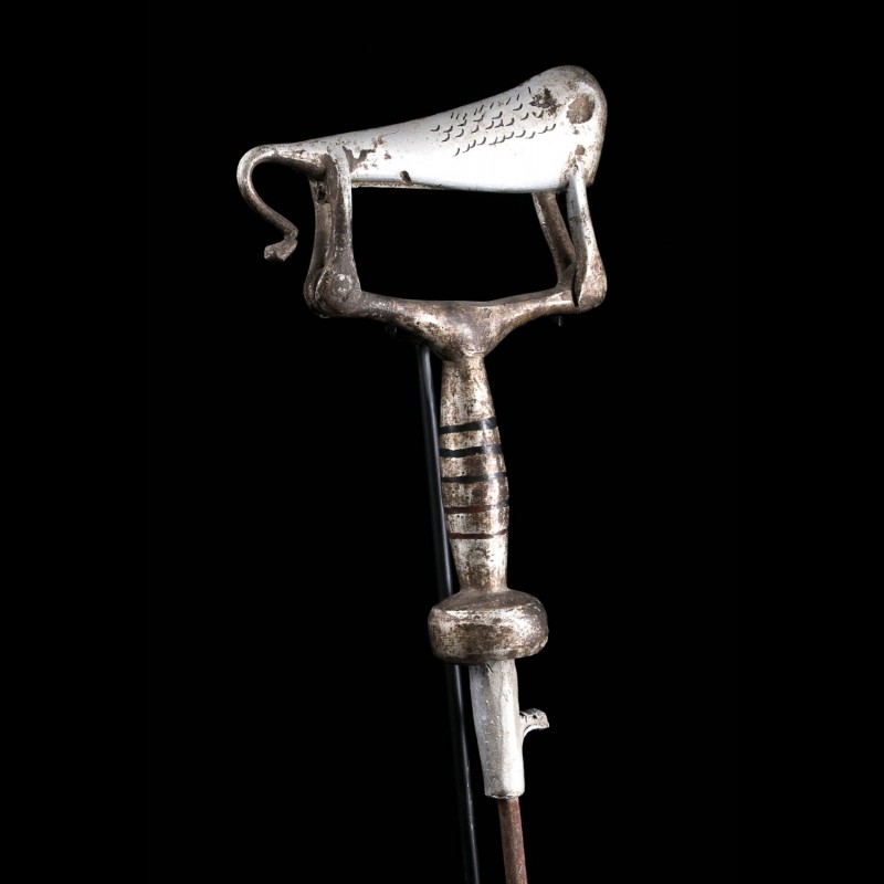 Chief sword staff from Benin - Old african art weapons