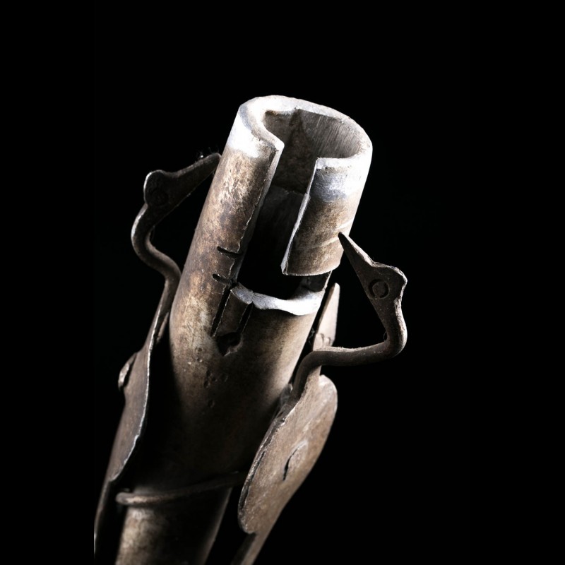 Chief sword staff from Benin - Old african art weapons