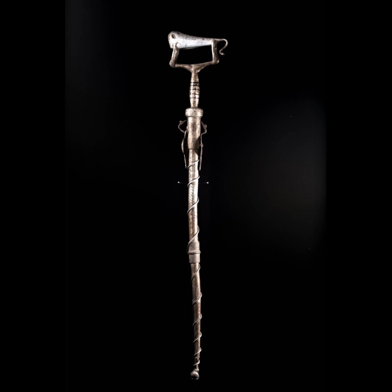 Chief sword staff from Benin - Old african art weapons