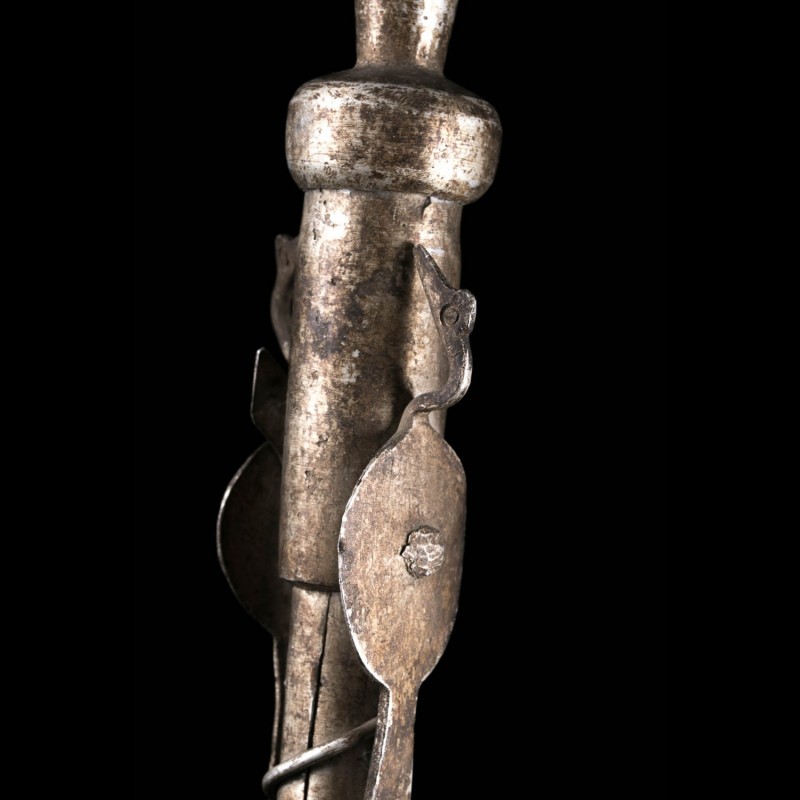 Chief sword staff from Benin - Old african art weapons
