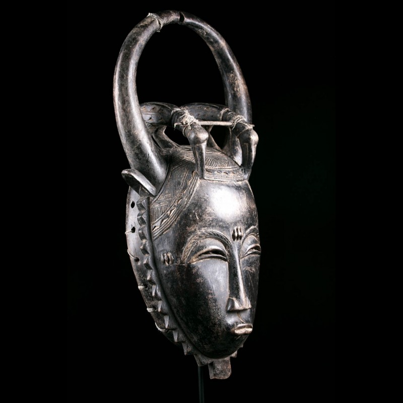 Lomane Mask - Baule / Yaure - Ivory Coast - Traditional African Art ...