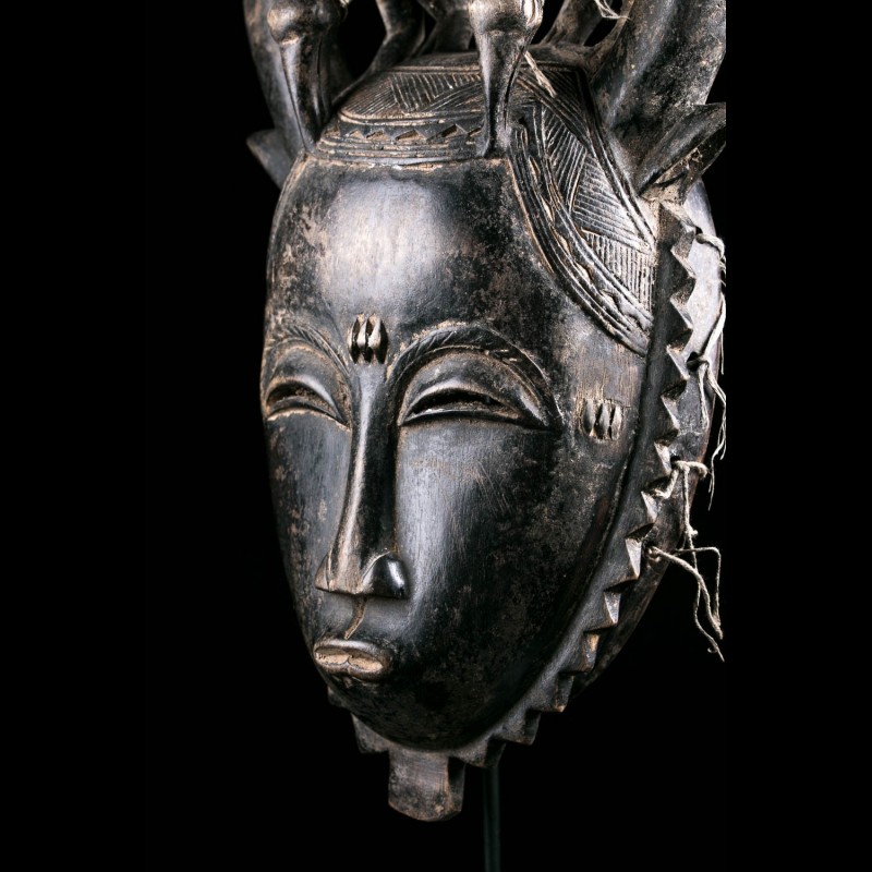 Lomane Mask - Baule / Yaure - Ivory Coast - Traditional African Art ...