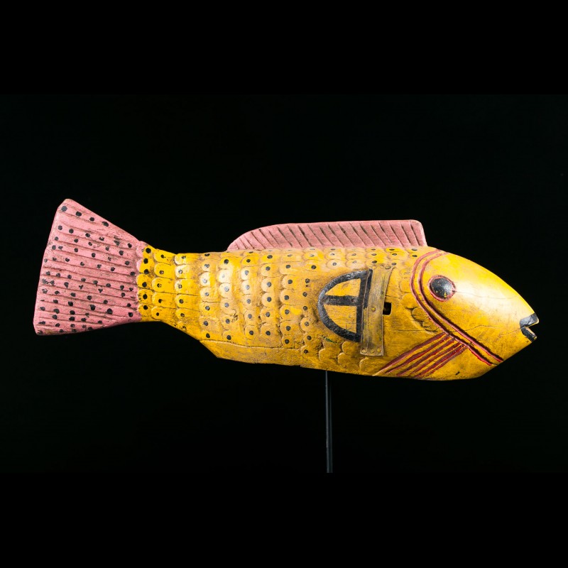 Fish puppet - Bozo - Mali - primitive african art