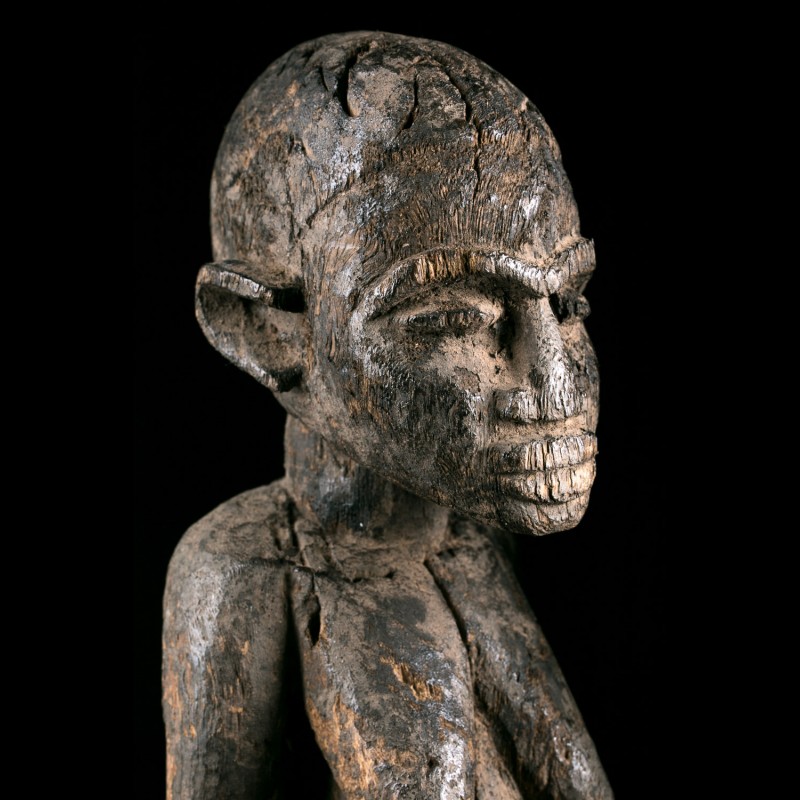 Pair of Bateba Phuwe figures - Lobi - Burkina Faso - Traditional ...