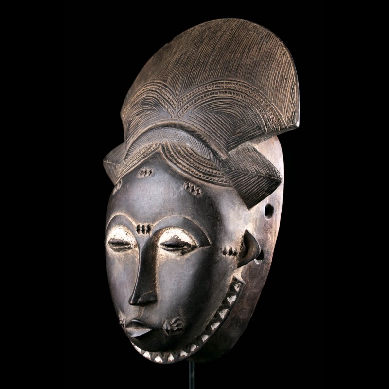 Mblo Mask - Baule - Ivory Coast - Traditional African Art Gallery ...
