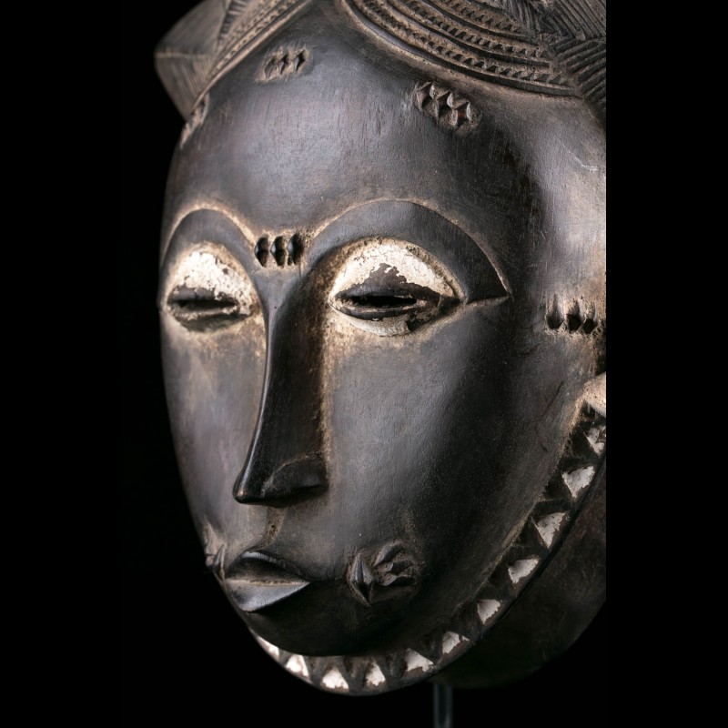 Mblo Mask - Baule - Ivory Coast - Traditional African Art Gallery ...