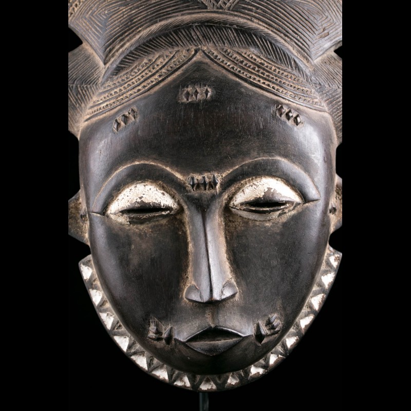 Mblo Mask - Baule - Ivory Coast - Traditional African Art Gallery ...