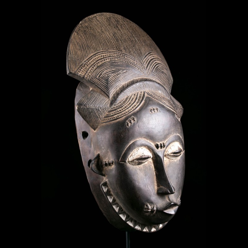 Mblo Mask - Baule - Ivory Coast - Traditional African Art Gallery ...