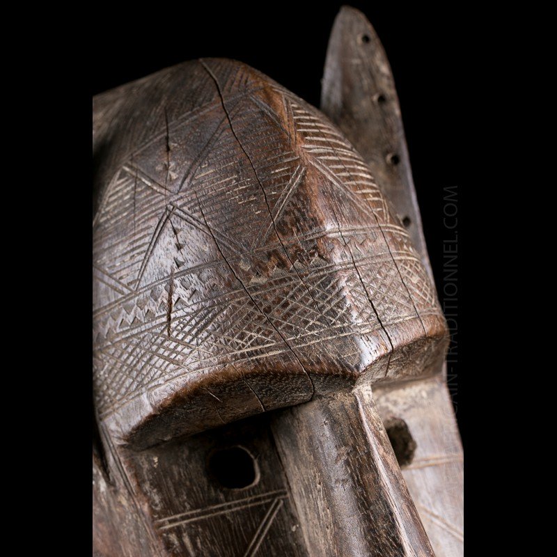 Masque Suruku Koré Bambara - Art Tribal Africain Authentique Traditionnel