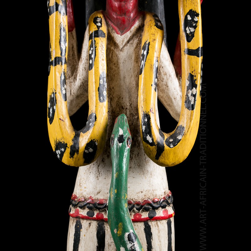 Statue Mami Wata Ewe Togo Art Tribal Africain Authentique Traditionnel