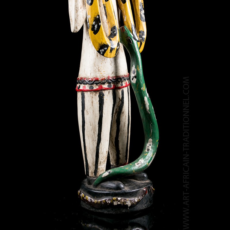 Statue Mami Wata Ewe Togo Art Tribal Africain Authentique Traditionnel