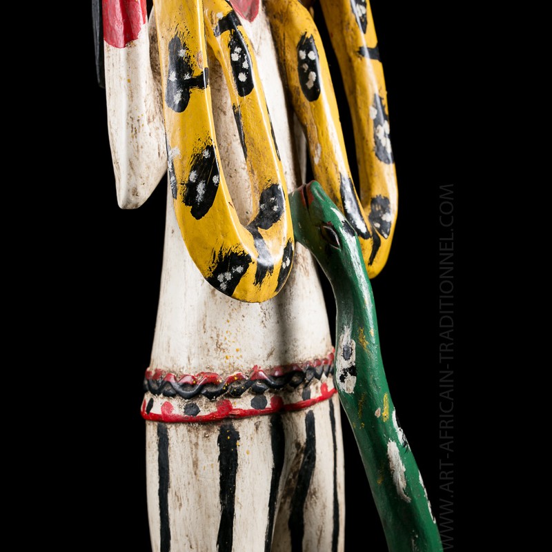 Statue Mami Wata Ewe Togo Art Tribal Africain Authentique Traditionnel