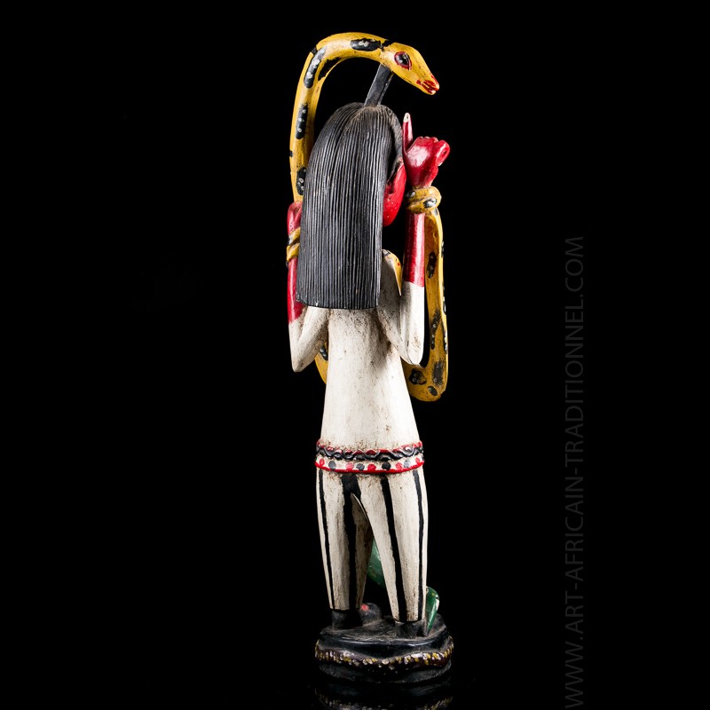 Statue Mami Wata Ewe Togo Art Tribal Africain Authentique Traditionnel