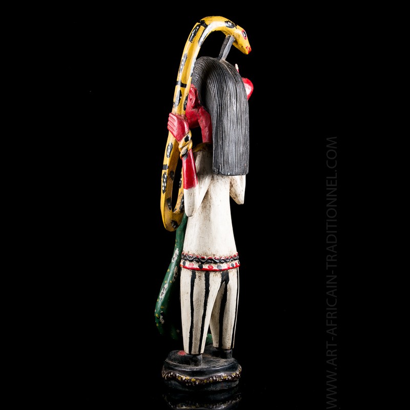 Statue Mami Wata Ewe Togo Art Tribal Africain Authentique Traditionnel