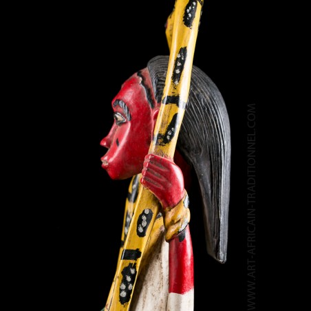 Statue Mami Wata Ewe Togo Art Tribal Africain Authentique Traditionnel