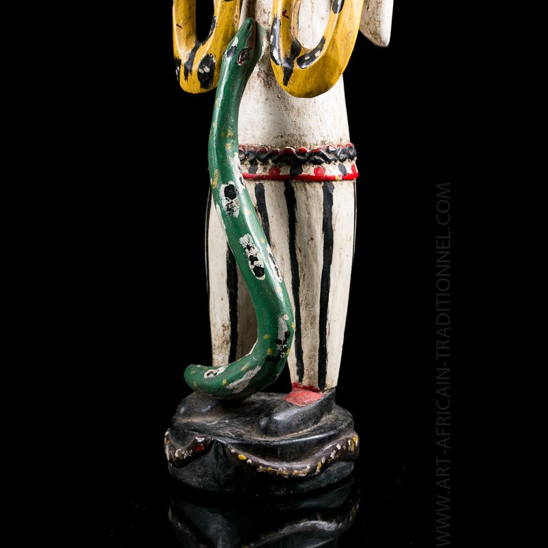 Statue Mami Wata Ewe Togo Art Tribal Africain Authentique Traditionnel