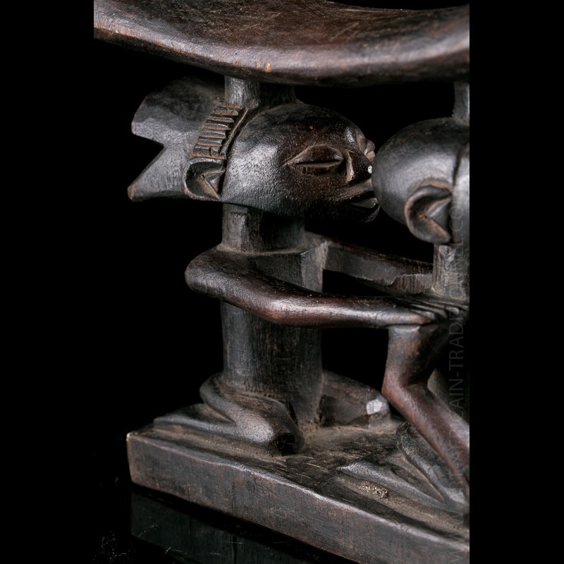 Luba Shankadi headrest Congo - Authentic African Tribal Art Gallery ...