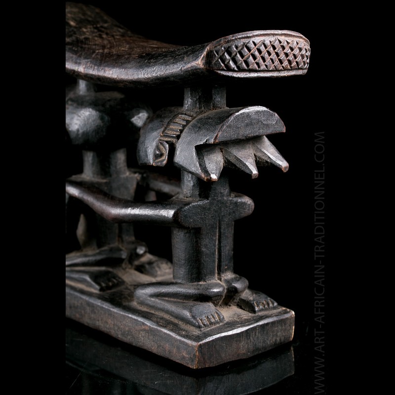 Luba Shankadi headrest Congo - Authentic African Tribal Art Gallery ...