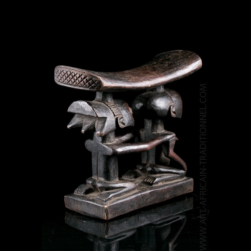 Luba Shankadi headrest Congo - Authentic African Tribal Art Gallery ...