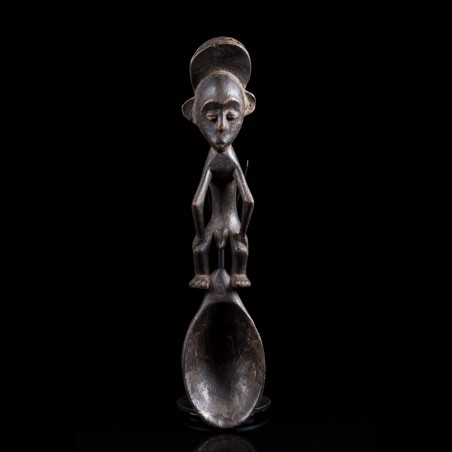 Anthropomorphic spoon - Mbole - Congo - primitive african art