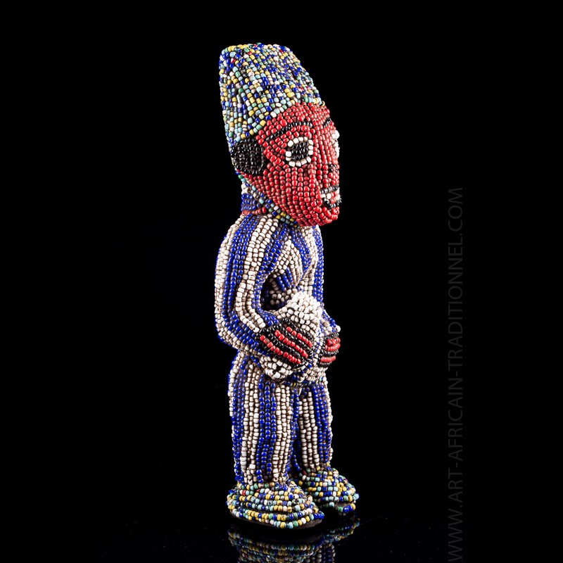 Beaded doll Bamileke Cameroon - Authentic African Tribal Art Gallery ...