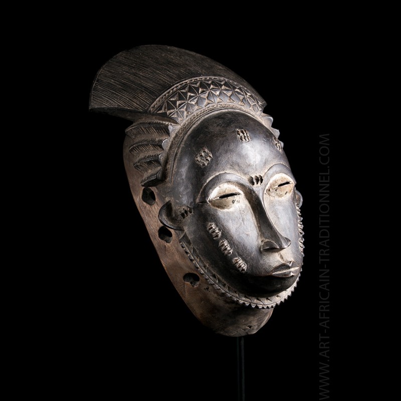 Mblo mask Baule Ivory Coast - Authentic African Tribal Art Gallery ...