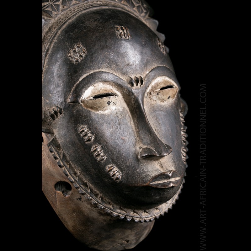 Mblo mask Baule Ivory Coast - African Tribal Art Gallery Traditional