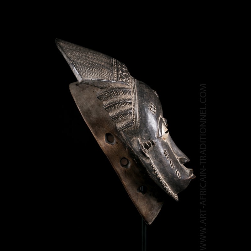 Mblo mask Baule Ivory Coast - African Tribal Art Gallery Traditional