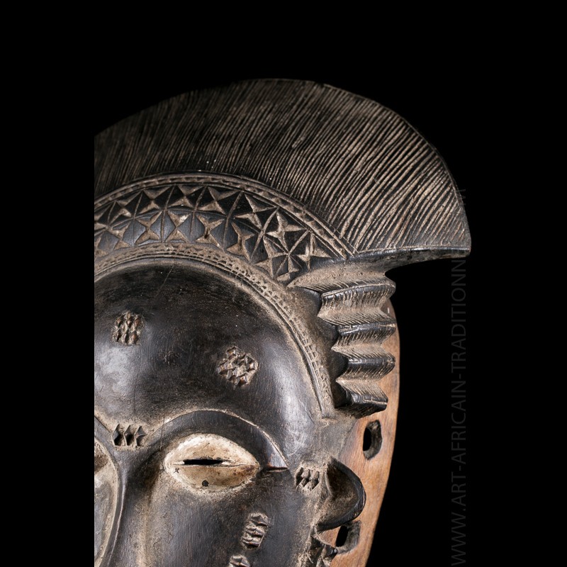 Mblo mask Baule Ivory Coast - African Tribal Art Gallery Traditional