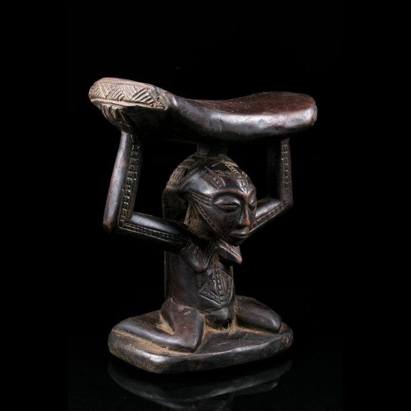 Headrest - Luba - Congo - primitive african art