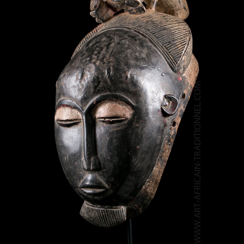 Mblo mask Baule Ivory Coast - Authentic African Tribal Art Gallery