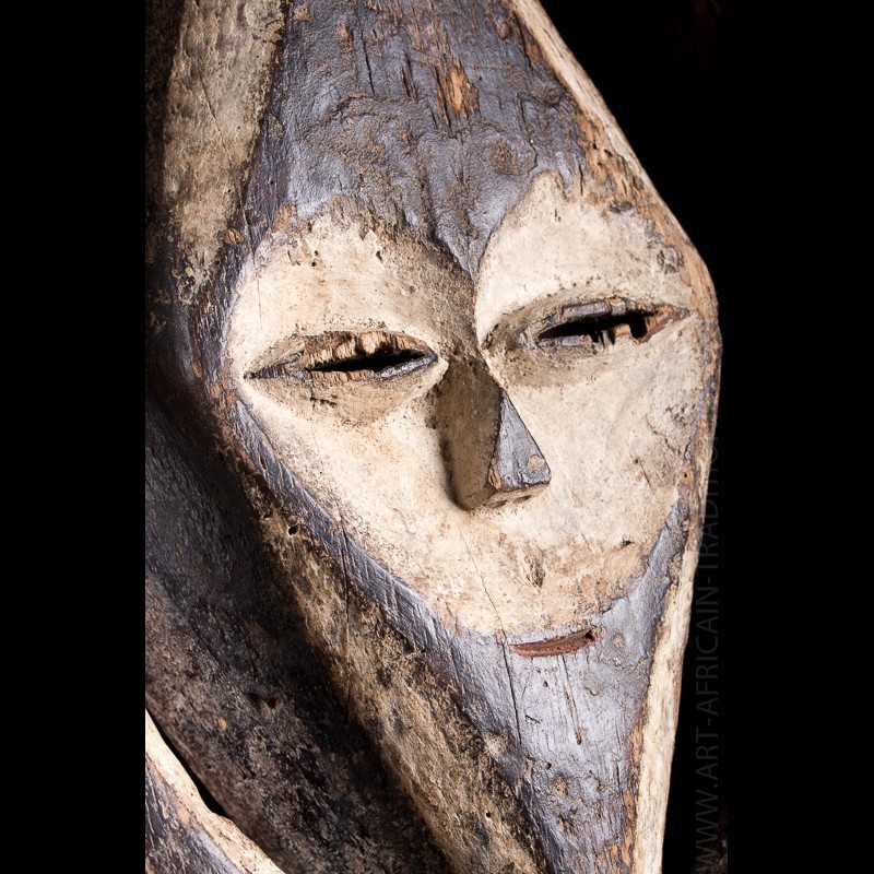 Ekuk mask Kwele Gabon - Authentic African Tribal Art Gallery