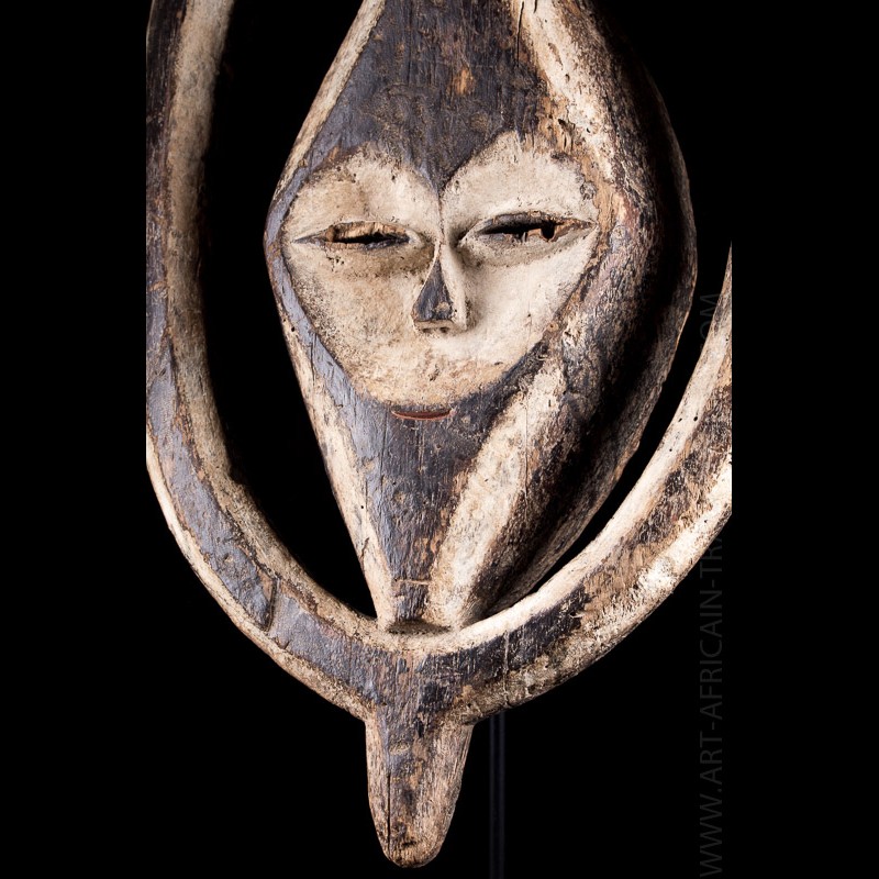 Ekuk mask Kwele Gabon - Authentic African Tribal Art Gallery