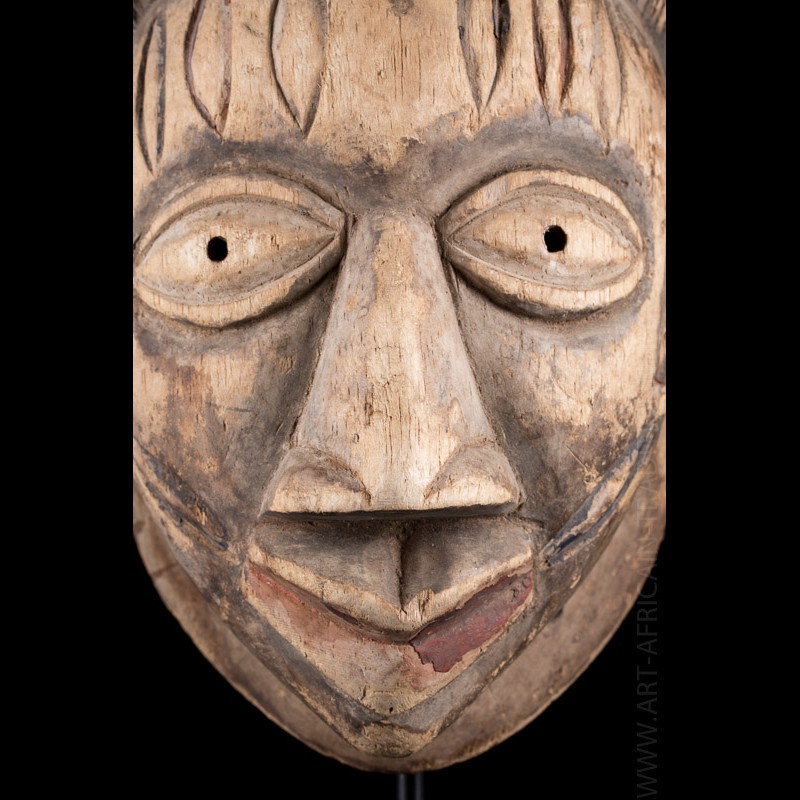 Yoruba mask Nigeria - Authentic African Tribal Art Gallery Traditional