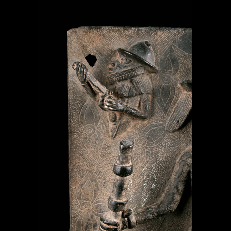 Bronze plaque Kingdom Bini Edo - African bronze Art Heritage Gallery