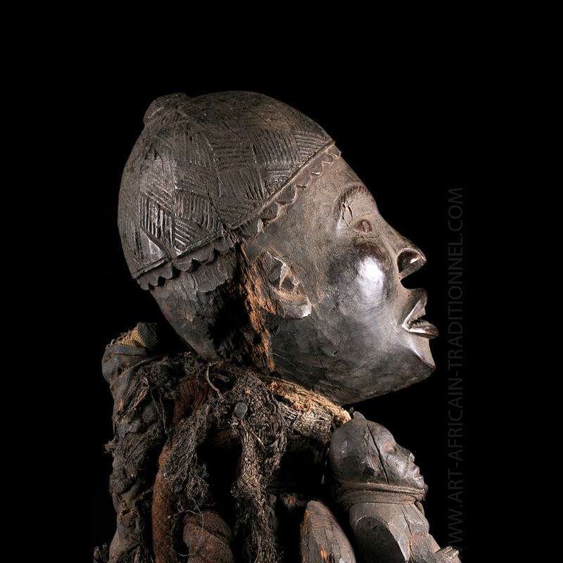 Statue africaine Nkisi Nkondi Kongo - Galerie Art Africain Traditionnel