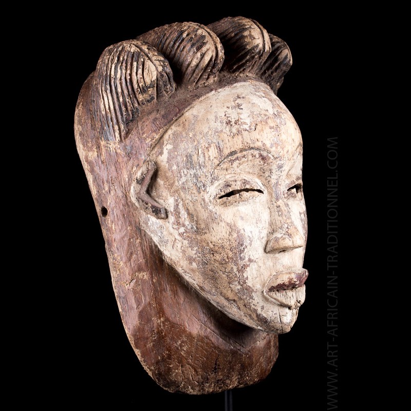 Okuyi Mukuyi mask Punu Gabon - Authentic African Tribal Art Gallery