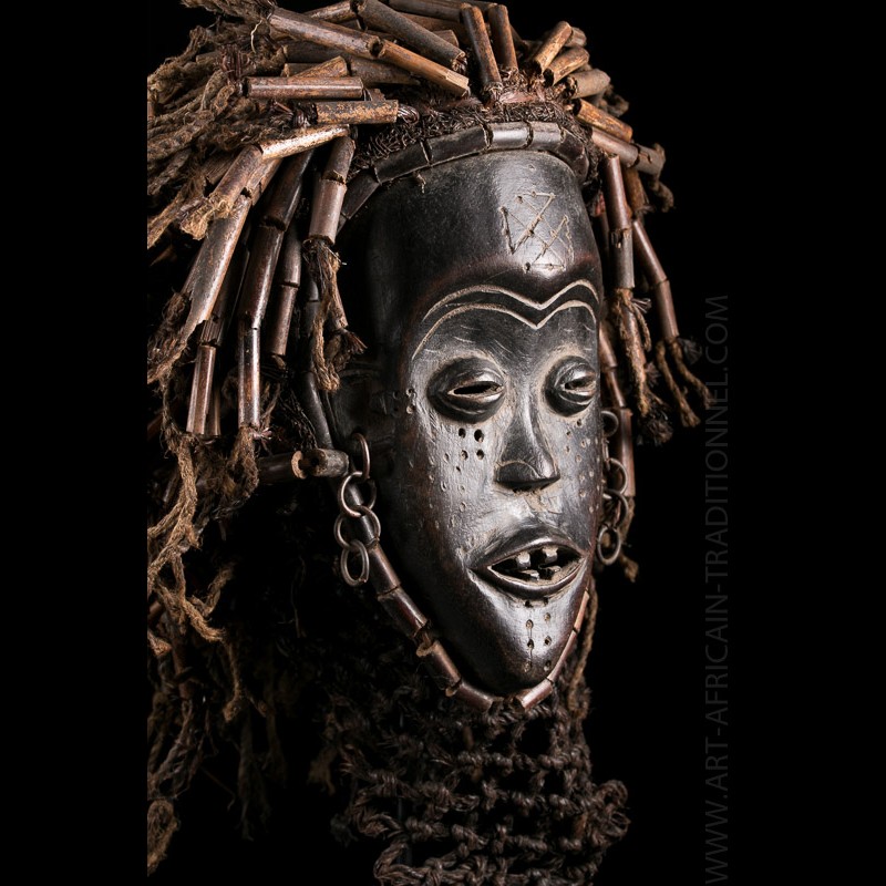 Tchokwe Luvale Mwana Pwo mask Authentic African Tribal Art Gallery