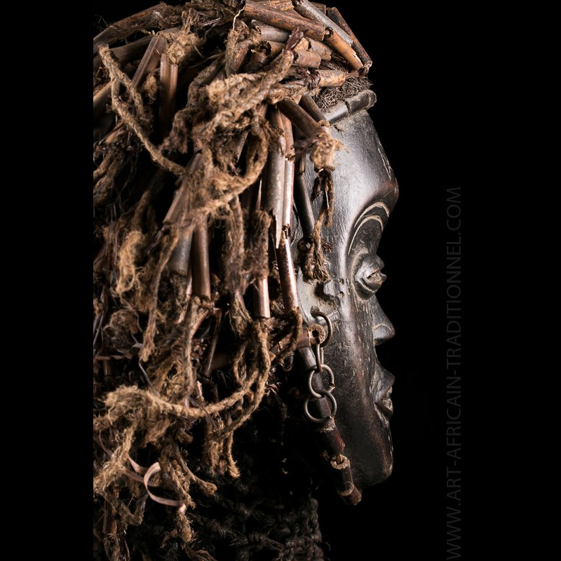 Tchokwe Luvale Mwana Pwo mask Authentic African Tribal Art Gallery