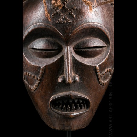 Chokwe young woman Mwana Pwo mask African Tribal Art Gallery