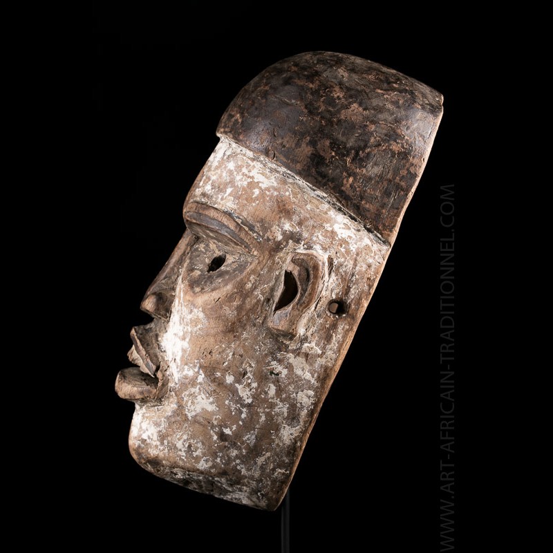 Masque Kongo Yombe Congo Art Tribal Africain Authentique Traditionnel