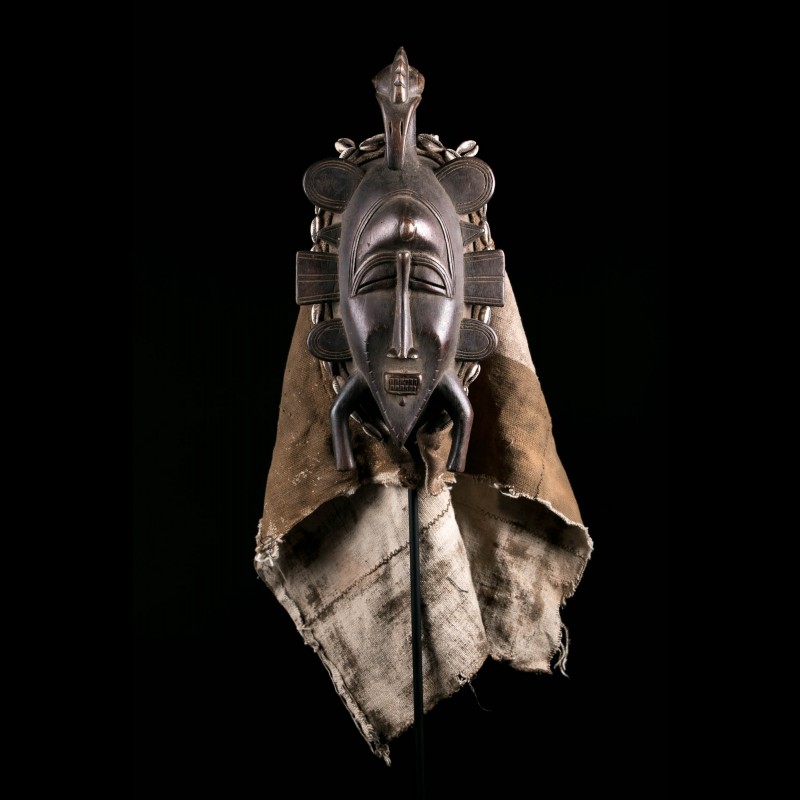 Masque africain Senoufo Kpeliye Galerie d'Art Africain Authentique